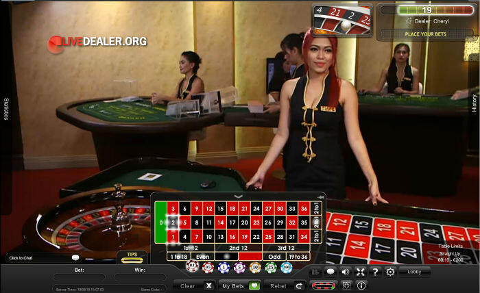 Playtech streaming in widescreen from their Sapphire room | Livedealer.org