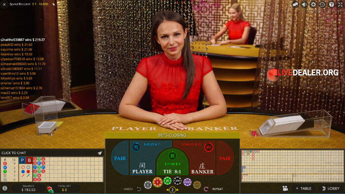 Playing Evolution's new Speed Baccarat | Livedealer.org