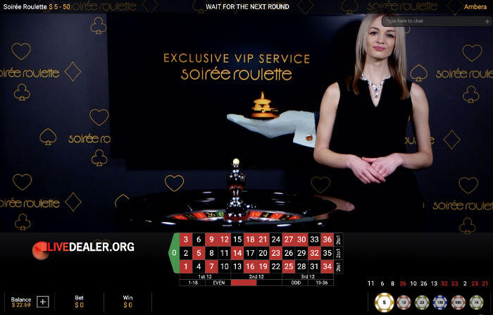 Playing Soirée Live Roulette | Livedealer.org
