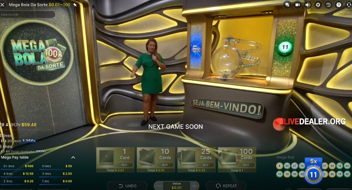 Live Mega Ball from Evolution | Livedealer.org