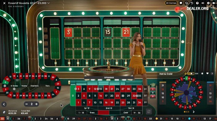 Power Up Roulette live from Pragmatic Play | Livedealer.org