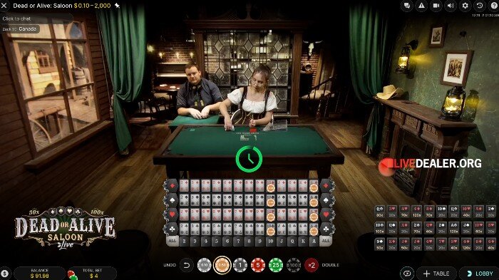 Live Dealer Dead or Alive Saloon | Livedealer.org