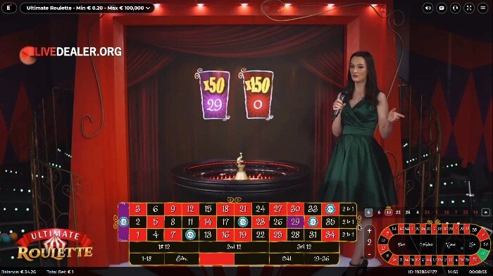 Ultimate Roulette from Ezugi | Livedealer.org