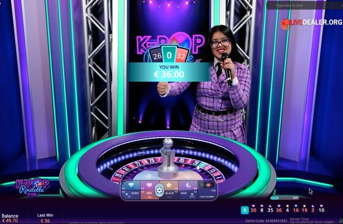 Introducing K-Pop Roulette Live from Playtech | Livedealer.org