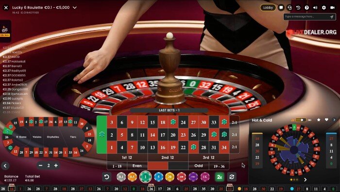 Lucky 6 Roulette Live from Pragmatic Play | Livedealer.org