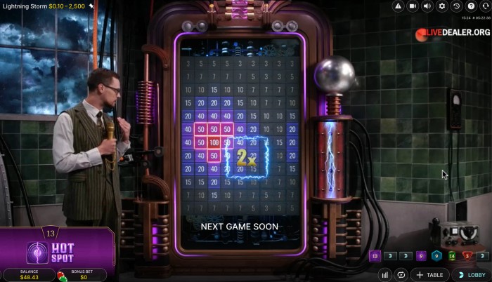 Evolution Lightning Storm Live Big Wheel | Livedealer.org